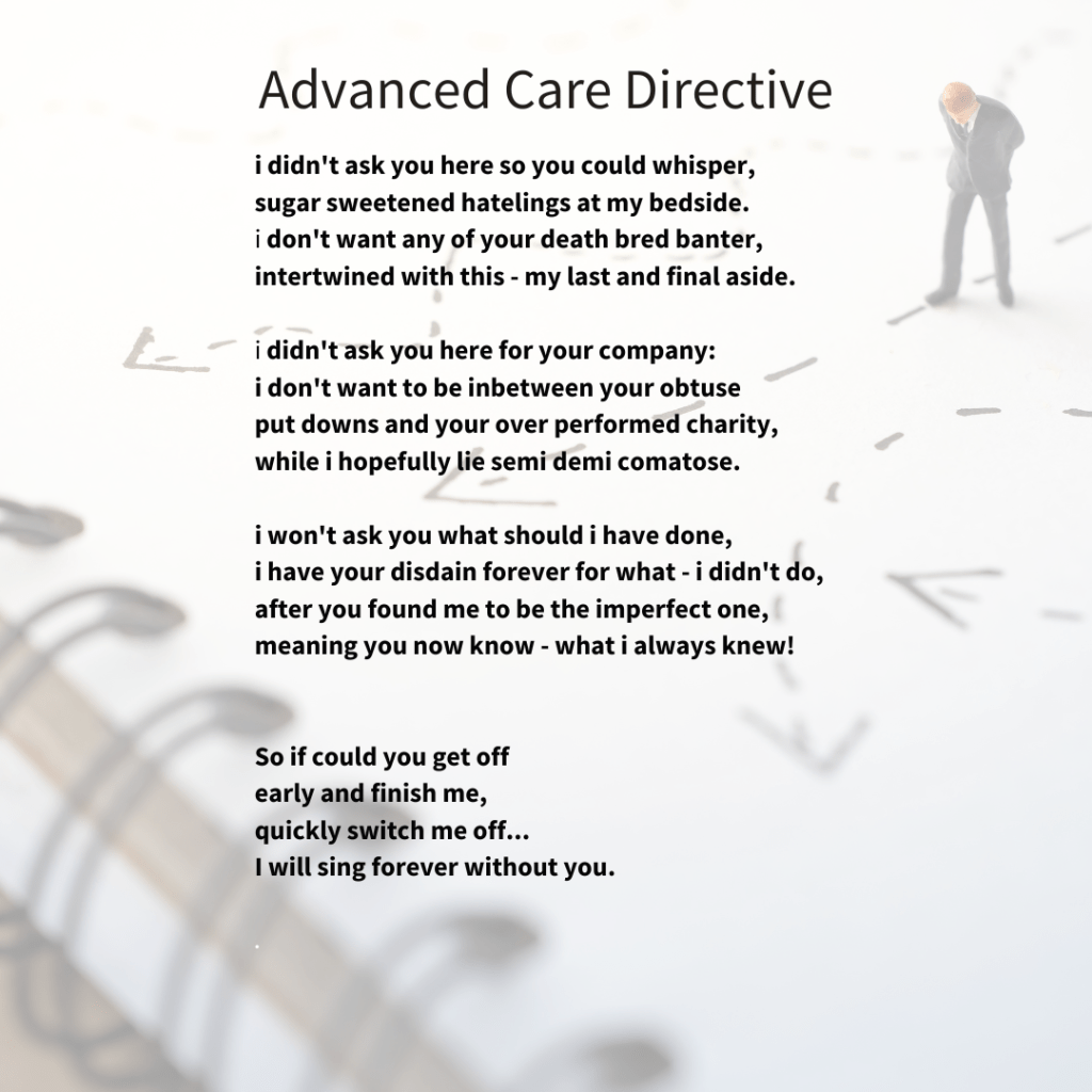 advanced care directive – Andrew James Whalan
